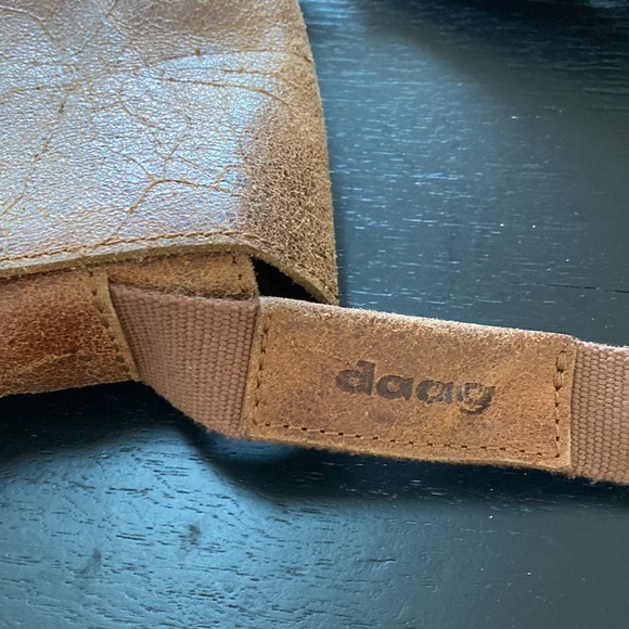daag | Bags | Daag Crossbody Bag Distressed Brown Leather With Fabric ...